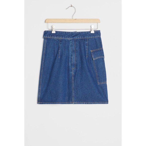 Anthropologie | Skirts | Anthropologie Amata Apparel Mari Slim Denim ...